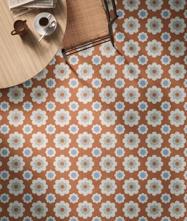 Homey Flower Cotto Porcelain Tile